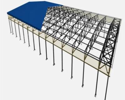China Prefabricated Steel Structure Office Garage Building with Steel Plate Hot Rolled Technique 20-50 Years Service Life for sale