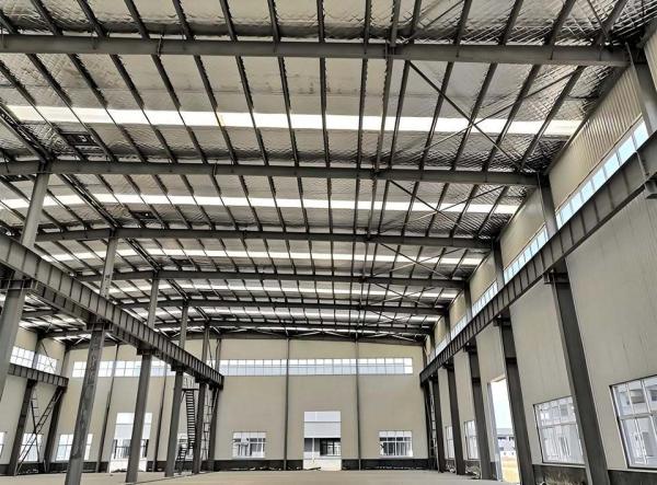 Quality Large Span Light Steel Frame Industrial Workshop for Machinery Processing for sale