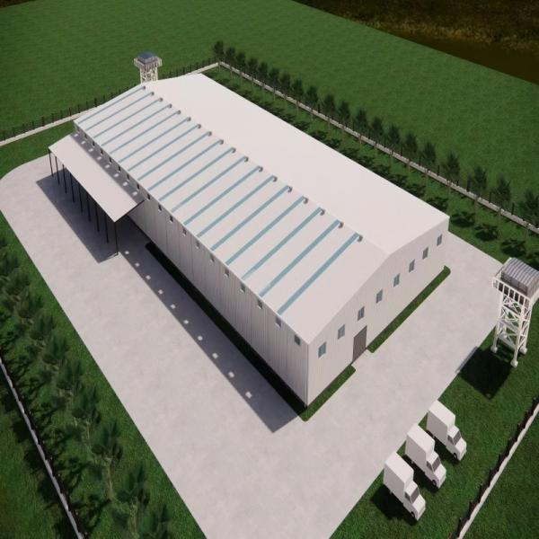 Quality Prefab-Engineering High Quality Steel Structure Construction Warehouse for sale