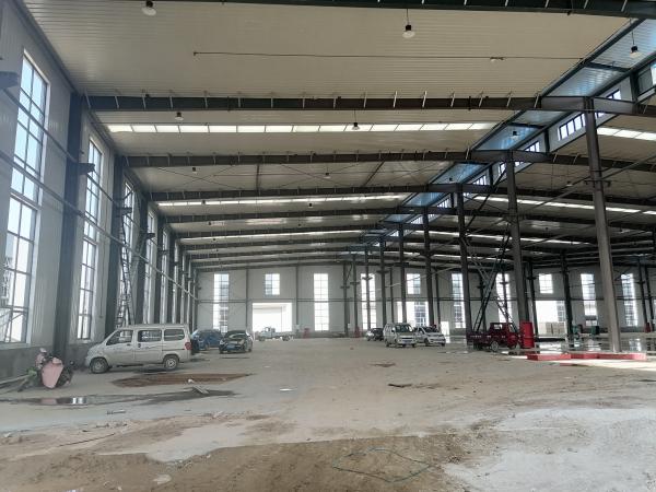 Quality Large Span Galvanized Steel Frame Warehouse For Factory Storage for sale