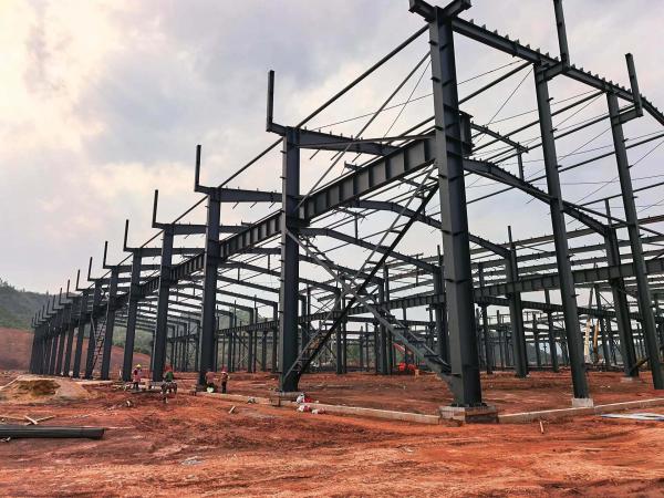 Quality Light Steel Structure Resistant Prefabricated Building Metal Construction for sale
