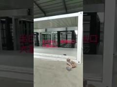 Construction de toit plat, camp de travail modulaire préfabriqué pour une vie durable