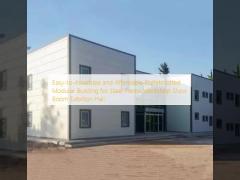 Easy-to-Assemble and Affordable Prefabricated Modular Building for Steel Frame Workshop Show Room Exibition Hall