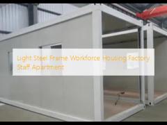 Q355 Q235 Light Steel Frame Workforce Housing Factory Staff Apartment