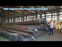 Deep Foundation Helical Anchor For Steel Tower Structure housing construction