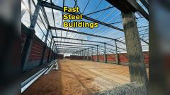 Steel Building Kits Fast Assembly Storage Warehouses
