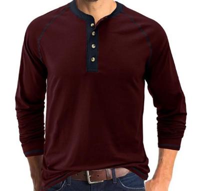 Cina Il produttore Men Shirts Solid dell'indumento della piccola quantità colora lungamente collegato con il bottone in vendita