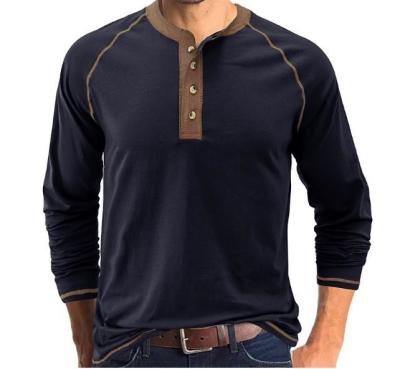 Cina Il produttore Men Shirts Solid dell'indumento della piccola quantità colora lungamente collegato con il bottone in vendita