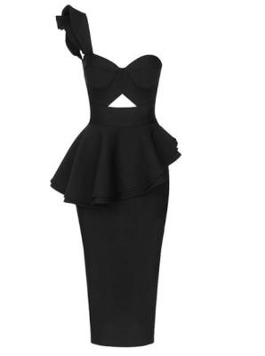 Cina Vestito del Midi Bodycon del cocktail del partito di sera dei vestiti convenzionali dalla fabbrica dell'abbigliamento di piccola quantità in vendita