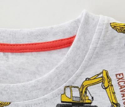 Cina Personalizzazione OEM ODM Boys T Shirt e top 87% cotone 13% poliestere in vendita