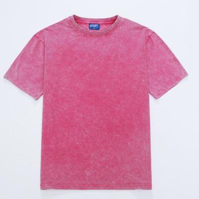 Cina Maglietta d'annata bassa di estate del cotone 5% Lycra del lavaggio 95% di S di Men del produttore di abbigliamento dell'OEM Moq ' in vendita