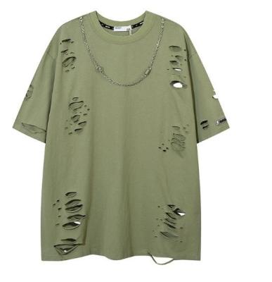 Cina Maglietta afflitta breve manica 100% del cotone 230gsm di For Small Business del produttore di abbigliamento in vendita
