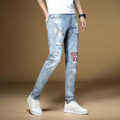 Cina Colore leggero rivestente di ferro di Diamond Embroidered Trousers Men Pants Wicking in vendita