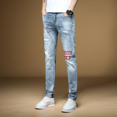 Cina Colore leggero rivestente di ferro di Diamond Embroidered Trousers Men Pants Wicking in vendita