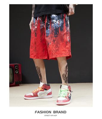 Cina Il Boardshorts rosso degli uomini graduali di stampa offset di Digital con le tasche in vendita