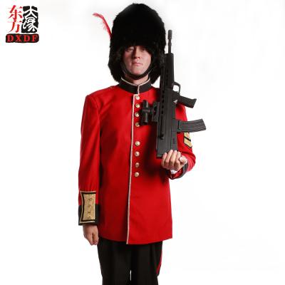 China Vivid Realistic Life Size Royal Soldiers Wax Statue for sale