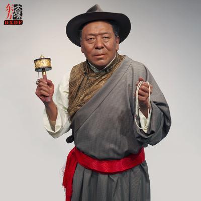 China Same Madame Tussauds Tibetan Silicone Wax Figure for sale