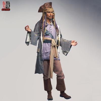 China Johnny Depp Lfiesize Wax Portrait for sale