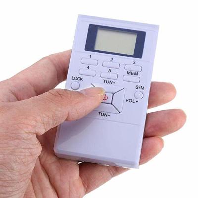 China Factory FM Radio Station Receptor  Digital Mini Small  Stereo Design 60-108MHZ AM FM Portable Radio for Event for sale