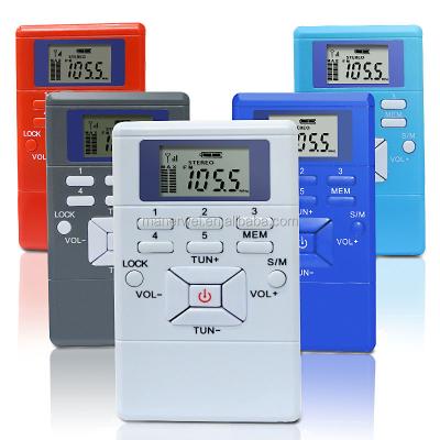 China Factory Price Portable  Mini FM Radio Directly Selling Digital Display Dual Sound  Single for sale