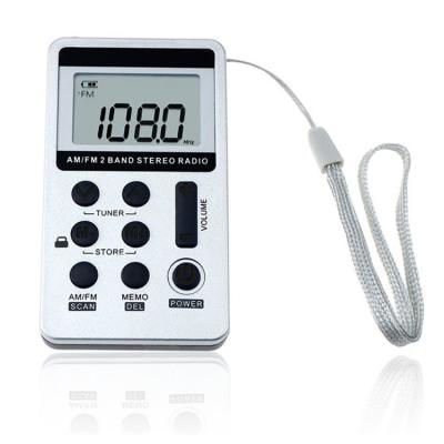 China Best Selling Am Fm Portable Digital  Pocket Radio Personal Walkman With  Stereo Earphone Lock Screen Pocket  Portable Radio for sale