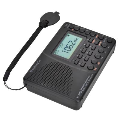China Black Retro Solar Style 1000mAh Pocket AM FM SW Radio with Digital LED Display Radio and Music Player Functionality for sale