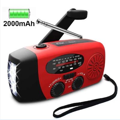 China Portable Stereo AM FM SW Band Emergency Smartphone Charger Radio with Solar Panel for sale