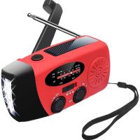 Quality Newest Portable Solar Panel Hand Crank Radio Dynamo Charger Emergency Weather for sale