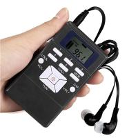 Quality Factory FM Radio Station Receptor Broadcast Digital Mini Small Pocket Stereo for sale