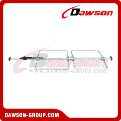 China 1.5” Cargo Bar With Bolt-On Hoops/10.7 kg/CB-203GSH2/Diameter(in)1.5”/Alloy steel for sale