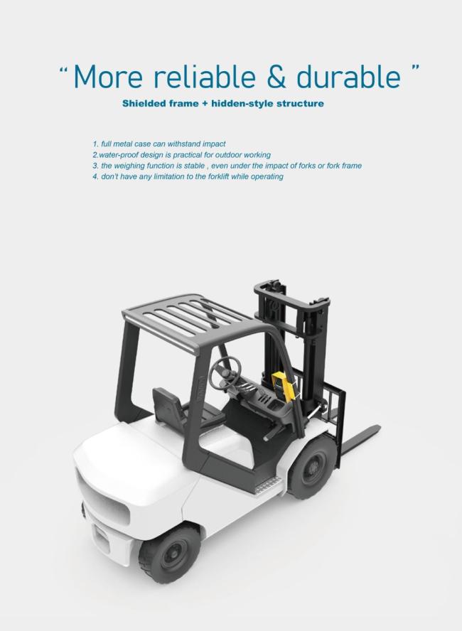 Aida Forklift Scale System 50kg to 5ton Wireless Scale Industrial Fork Lift Truck Weigh-in-Motion Scales