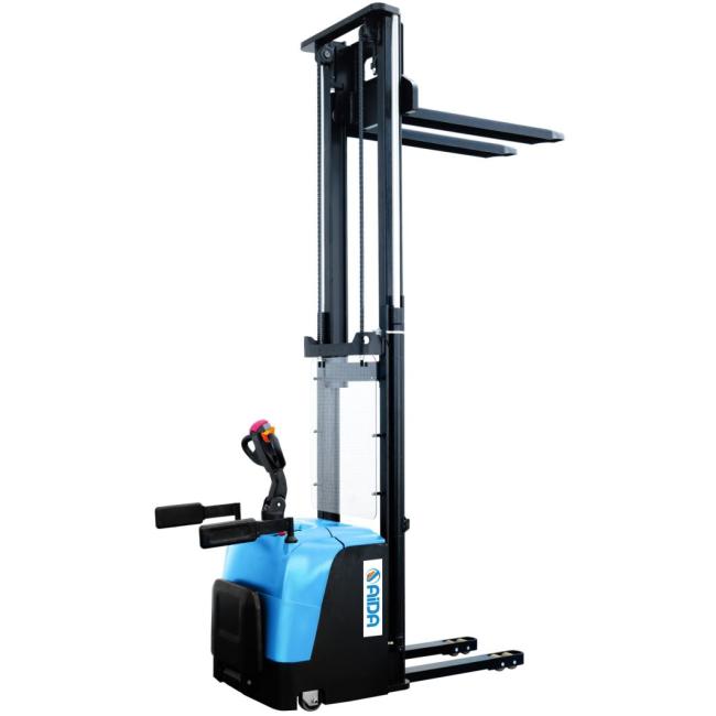 1500kg, 2000kg Electric Battery Reach Stacker Pallet Stacker High End Ligting 5500mm
