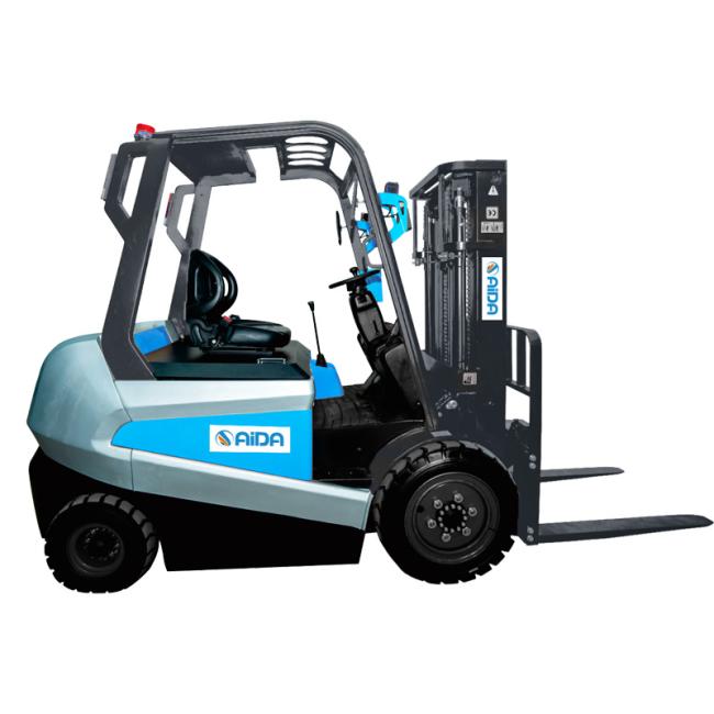 3 Stage 4 Wheels 1.5t 2.5t Solid Tire Diesel Electric Forklift