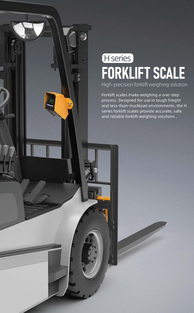 Electric Onboard Forklift Scales Rechargeable Batteries Indicator Weighing During Loading and Lifting Range 5 Tons