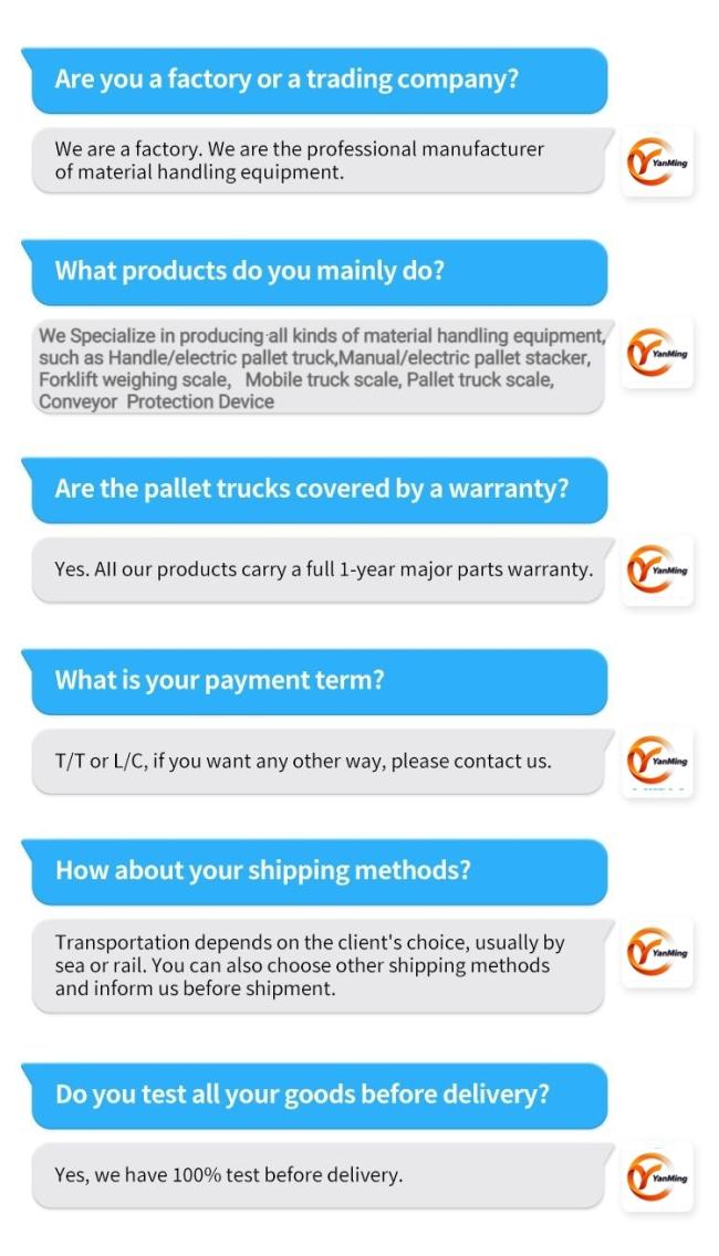 2.5ton Capacity Fork Lift Truck Hydraulic AC Drival Electric Forklift