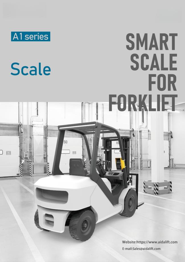 Forklift scale installation diagram