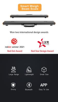 China Smart  Strip Scale Pallet Beam Scale 1500kg Bluetooth  Digital for sale