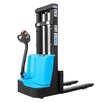 China intelligent Semi Electric Stacker 1.5 Ton Capacity , Electric Walkie Pallet Stacker battery operated pallet stacker for sale