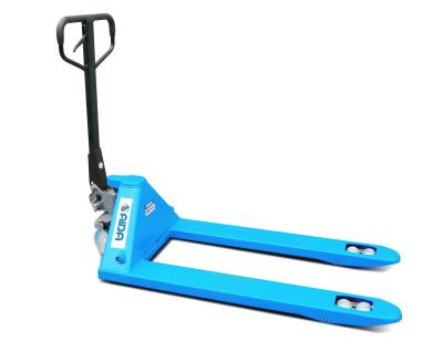Cina Distribuzione manuale pallet truck Jack 2000kg 550mm larghezza forchetta in vendita