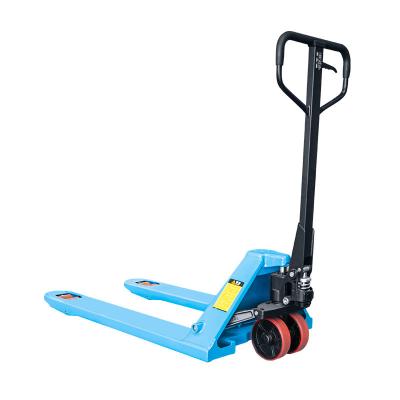 Cina Distribuzione manuale pallet truck Jack 2000kg 550mm larghezza forchetta in vendita