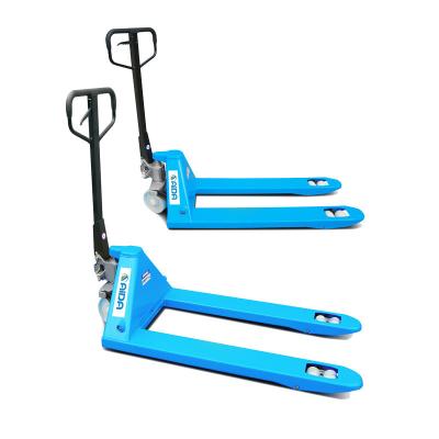 Cina Distribuzione manuale pallet truck Jack 2000kg 550mm larghezza forchetta in vendita