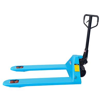 Cina Distribuzione manuale pallet truck Jack 2000kg 550mm larghezza forchetta in vendita