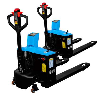 Κίνα Solid Rubber Tire Electric Pallet Jack 3-5 Mph Speed 3-6 Feet Lifting Height προς πώληση