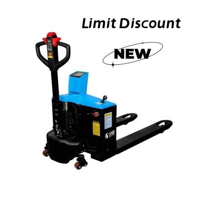 Κίνα Solid Rubber Tire Electric Pallet Jack 3-5 Mph Speed 3-6 Feet Lifting Height προς πώληση