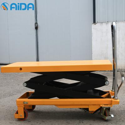 China Industrial Hydraulic Table Lifter Platform 1000kg Scissor Type small hydraulic lifting platform for sale