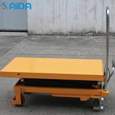 Cina OEM Tavolo di sollevamento a forbice regolabile singolo, piccola piattaforma idraulica 1000kg in vendita