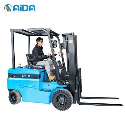 China Ride On  Electric Powered Forklift 3 Ton Capacity 48V Battery Energy Efficient electric ride on forklift for sale