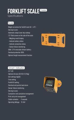 China CE Approved Fork Truck Scales , Forklift Weight Indicator 24V fork truck scales for sale