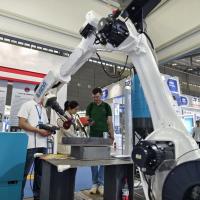 China IRC5 Controller Controlled Automatic Welding Robot for Point To Point Control and Welding Process for sale