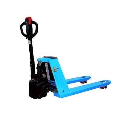 China Unfolded Walkie Electric Pallet Jack with Lithium Ion Battery and 1.5 Tons Load Capacity for sale